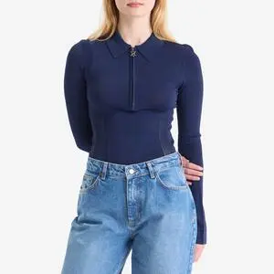 DAILY PAPER Zip Knit Polo
