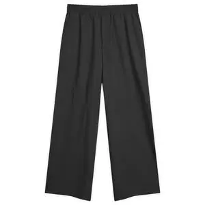 AMI Paris Light Wool Twill Elastic Pants - Anthracite