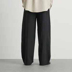 AMI Paris Light Wool Twill Elastic Pants
