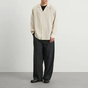 AMI Paris Light Wool Twill Elastic Pants