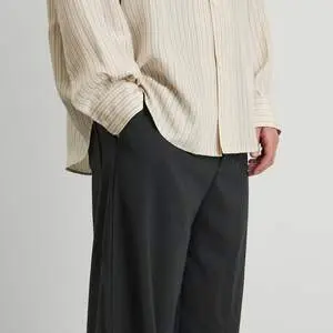 AMI Paris Light Wool Twill Elastic Pants