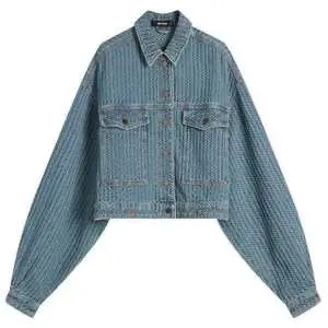 DAILY PAPER Relaxed Denim Jacket - Light Blue