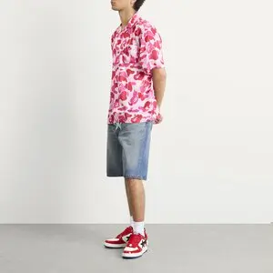 A BATHING APE Abc Camo Open Collar Ss Shirts