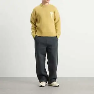 AMI Paris Brushed Fleece Big Adc Jogger