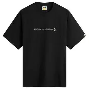 A BATHING APE Reflector Industrial Logo Tee - Black