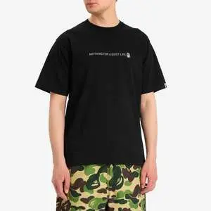 A BATHING APE Reflector Industrial Logo Tee