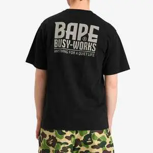 A BATHING APE Reflector Industrial Logo Tee