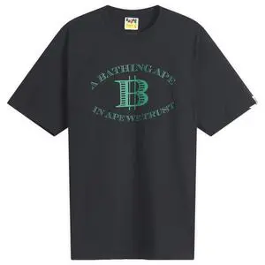 A BATHING APE Money B Logo Tee - Black