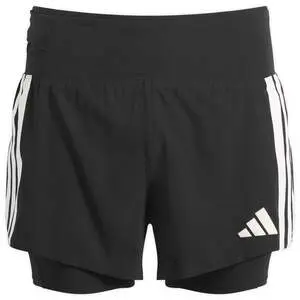 Adidas Adizero Running 2-in-1 Shorts With Gel Pockets - Black