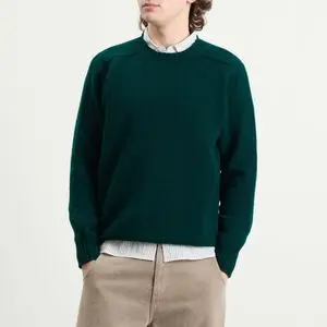 JAMIESON'S OF SHETLAND Crew Knit - Green