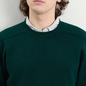 JAMIESON'S OF SHETLAND Crew Knit - Green