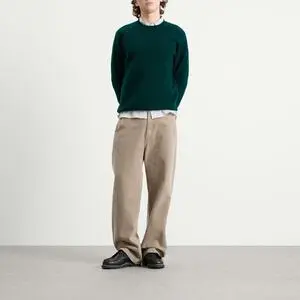 JAMIESON'S OF SHETLAND Crew Knit - Green