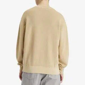 A BATHING APE College Waffle Crewneck Sweater