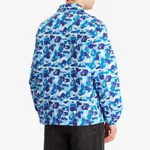 A BATHING APE Abc Camo Nyc Logo Coach Jacket
