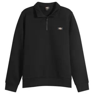 Dickies Oakport Quarter Zip Sweatshirt - Black