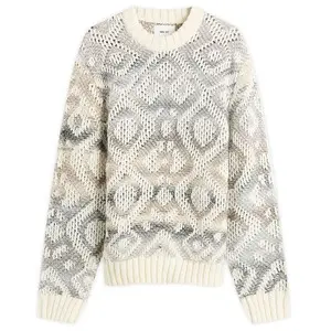 Nn07 Brady Geometric Jumper - Ivory