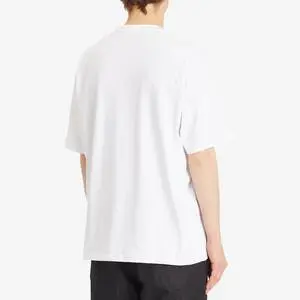A BATHING APE Chain Stitch Shark Relaxed Fit Tee - White
