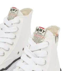 Mihara Yasuhiro Peterson Original Sole Canvas Hi Sneaker - White