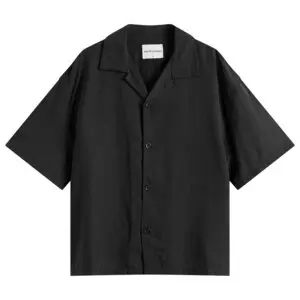 MKI MIYUKI ZOKU Sandwash Cupro Vacation Shirt - Black