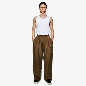 MKI MIYUKI ZOKU Sandwash Cupro Wide Leg Trousers