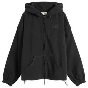 TTT MSW Polartec Logo Fleece Hooded Jacket - Black