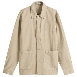 Norse Projects Julian Cotton Linen Overshirt - Clay