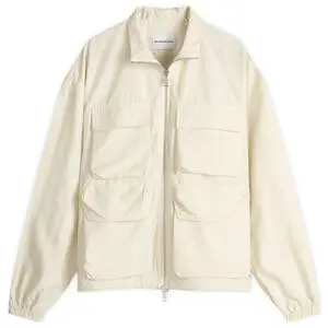 MKI MIYUKI ZOKU Washed Cotton Nylon Track Jacket