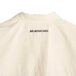 MKI MIYUKI ZOKU Washed Cotton Nylon Track Jacket