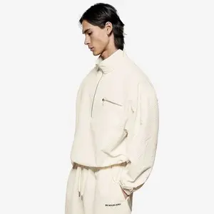 MKI MIYUKI ZOKU Seersucker Quarter Zip