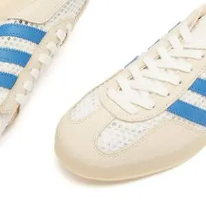 Adidas Gazelle Indoor Sneaker - Off White/blue