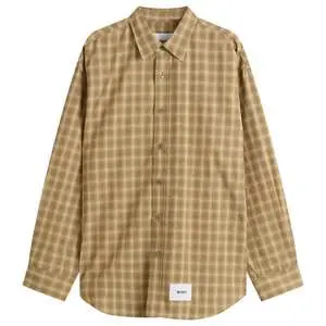 WTAPS Txt 01 Long Sleeve Shirt - Brown
