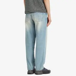 POP TRADING COMPANY Arch Logo Loose Fit Denim Jeans