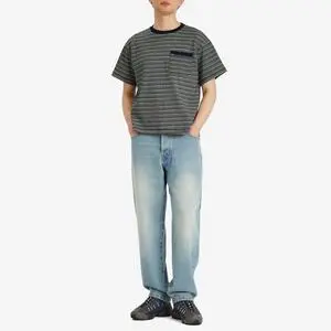 POP TRADING COMPANY Arch Logo Loose Fit Denim Jeans