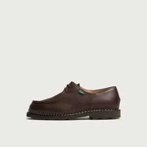 Paraboot Michael Moc-toe Derby Shoes - Ebony Grain