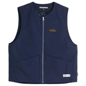 NEIGHBORHOOD Padded Work Vest - Navy