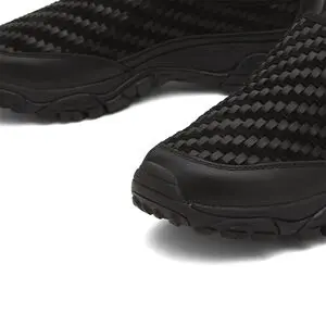 Merrell Moab Slide 2 Leather Woven Se - Black