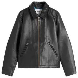 WON HUNDRED Dutton Leather Jacket - Black