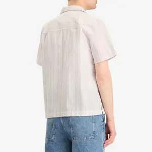 WON HUNDRED Kirk Stripe Short Sleeve Shirt