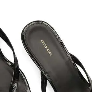 ANINE BING Noelle Thong Heels