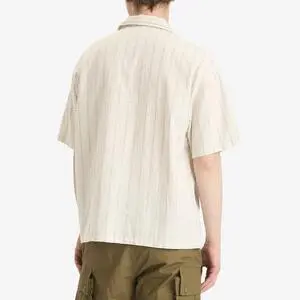 NEIGHBORHOOD Dobby Stripe Hawaiian Shirt