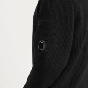 C.P. COMPANY Half Zip Lambswool Jumper
