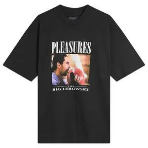 PLEASURES X The Big Lebowski Lick T-shirt - Black