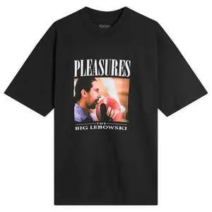 PLEASURES X The Big Lebowski Lick T-shirt In | Size: | 100% Cotton | End Clothing - Black