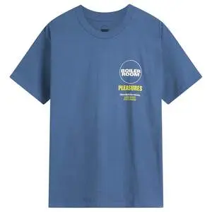 PLEASURES X Boiler Room Turntable T-shirt In | Size: | 100% Cotton | End Clothing - Blue