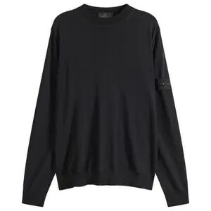 Stone Island Ghost Light Pure Wool Jumper - Black