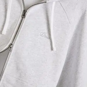 DIME Cursive Small Logo Zip Hoodie