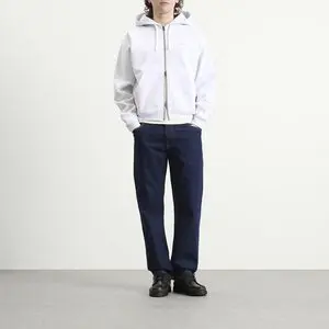 DIME Cursive Small Logo Zip Hoodie