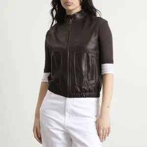 NOTHING WRITTEN Heritage Leather Vest