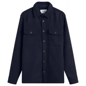 WAX LONDON Lomond Thick Wool Blend Overshirt