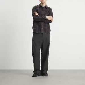 WAX LONDON Whiting Skate Check Overshirt
